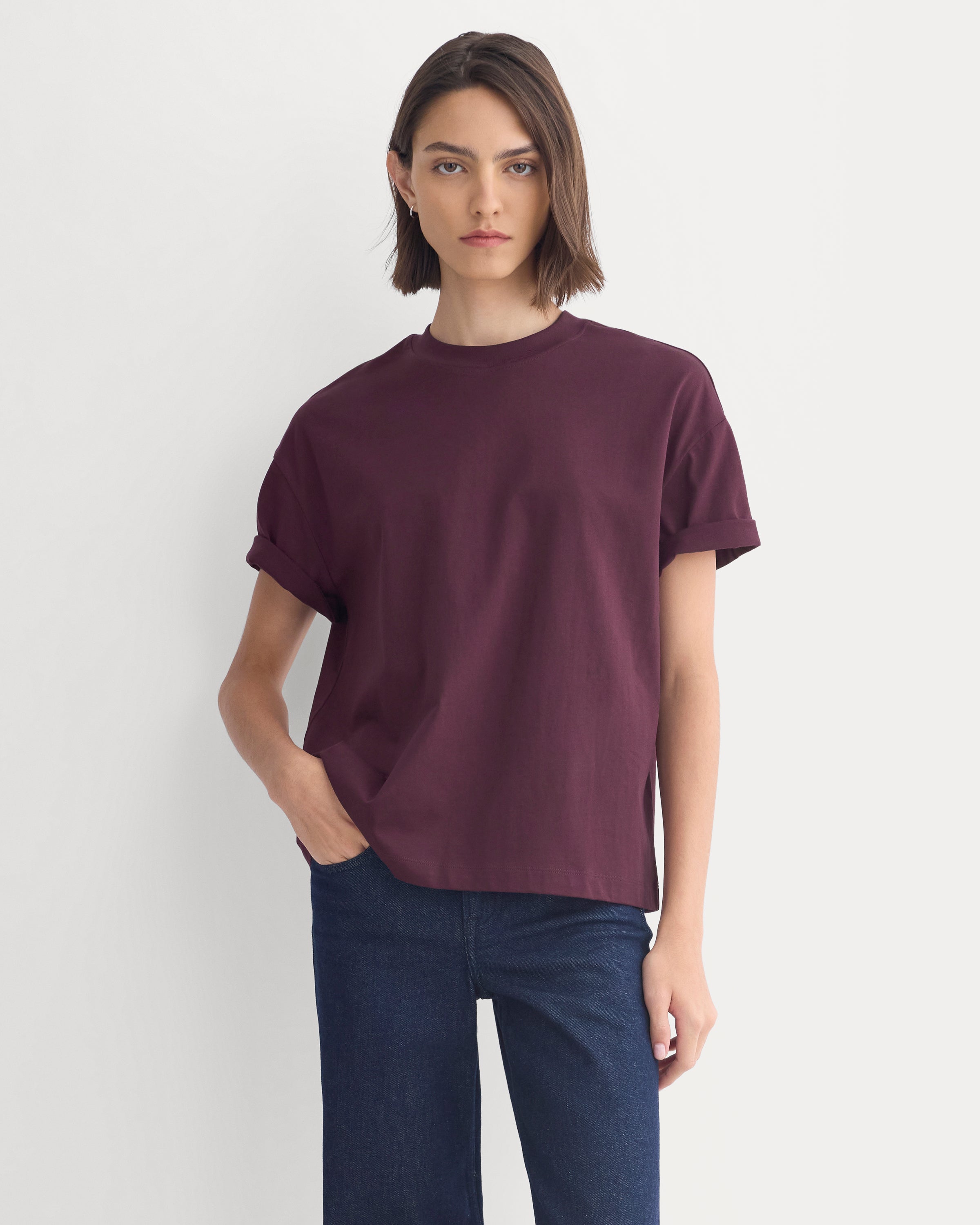 EVERLANE Forever Jersey Oversized Tshirt